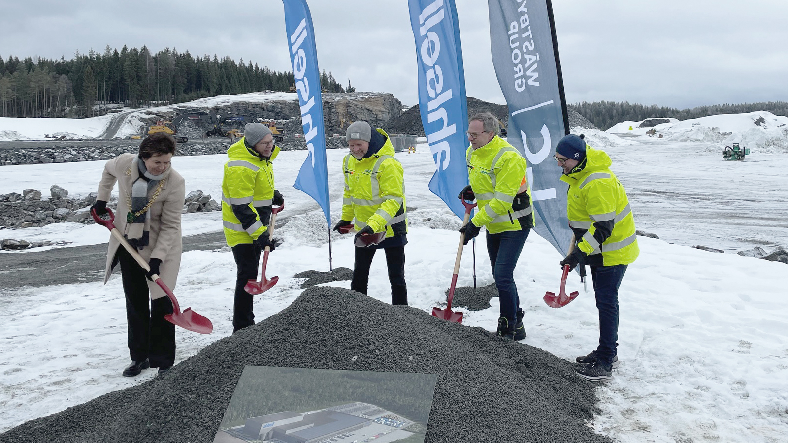 Groundbreaking ceremony for the Ahlsell facility in Norway - LC Nordic